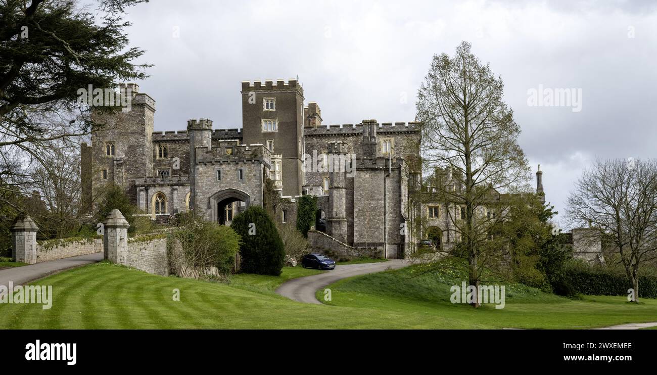 Powderham castle interior hi-res stock photography and images - Alamy