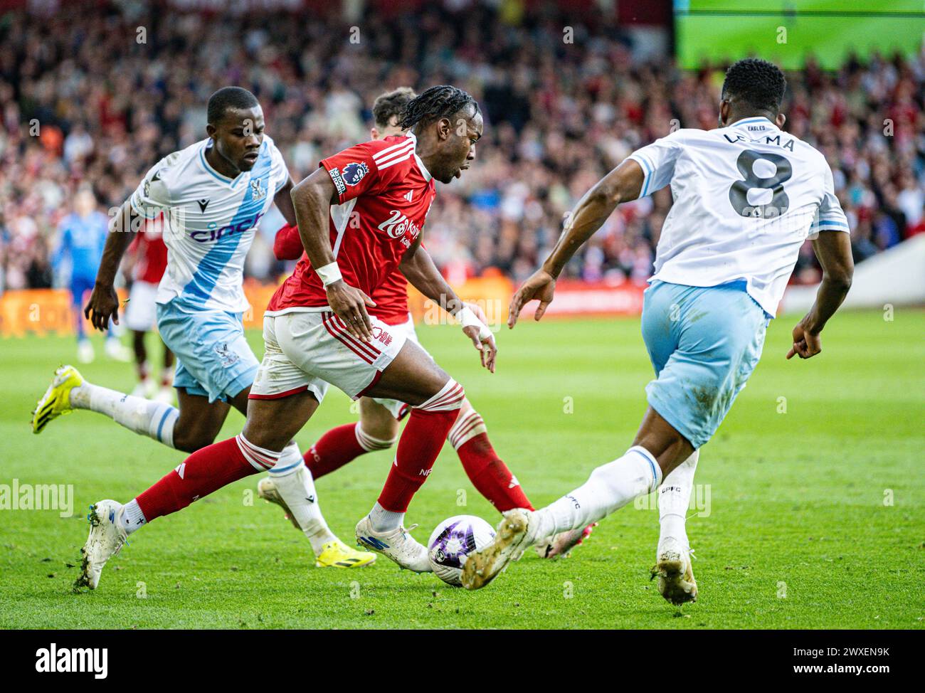 The City Ground, Nottingham, UK. 30th Mar, 2024. Premier League ...