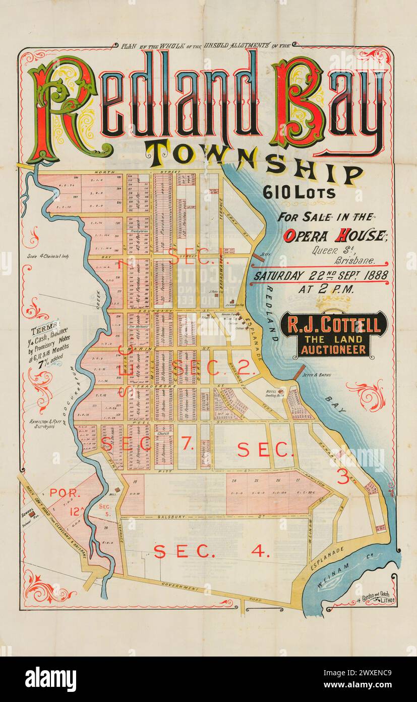 Queensland map hi-res stock photography and images - Alamy