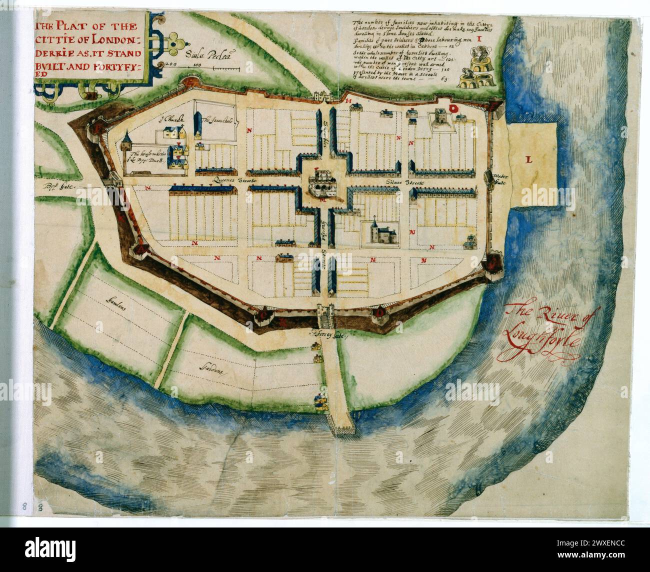 Map of londonderry hi-res stock photography and images - Alamy