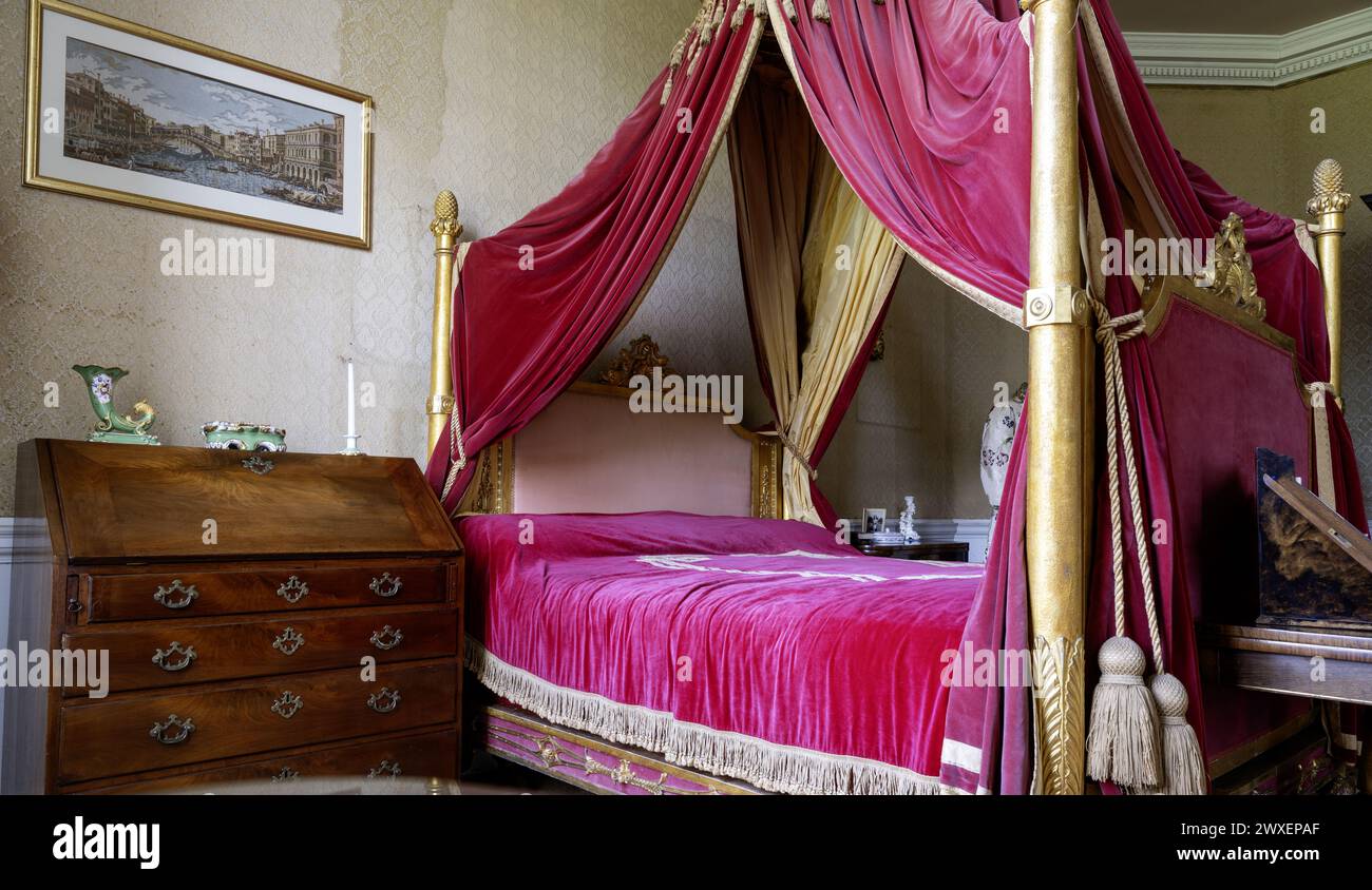 Powderham castle interior hi-res stock photography and images - Alamy