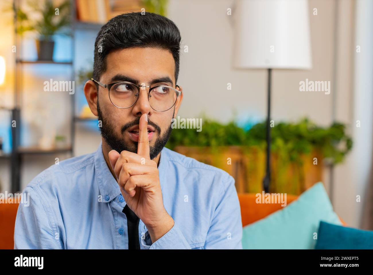 Presses stop young indian hi-res stock photography and images - Alamy