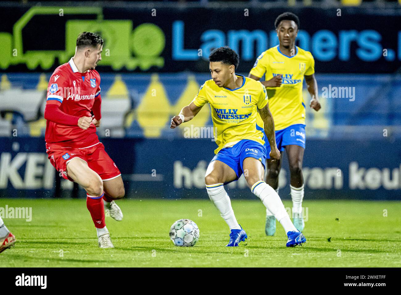 WAALWIJK, Netherlands. 30th Mar, 2024. SPO, Mandemakers Stadium, Dutch eredivisie, season 2023/ ...