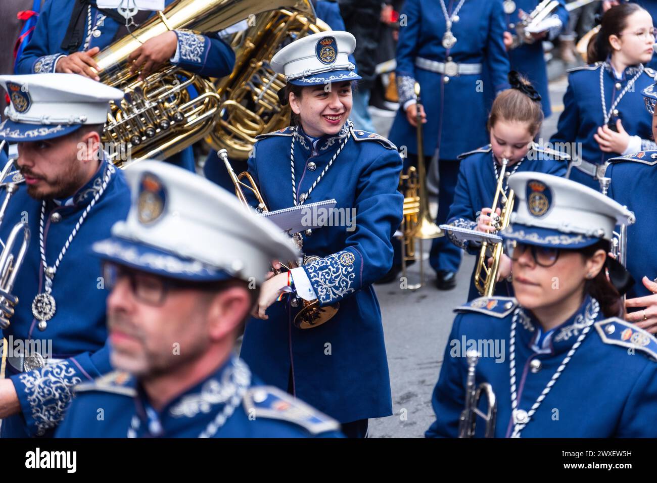 Karfreitagsprozession in Barcelona, Spanien Barcelona Katalonien ...