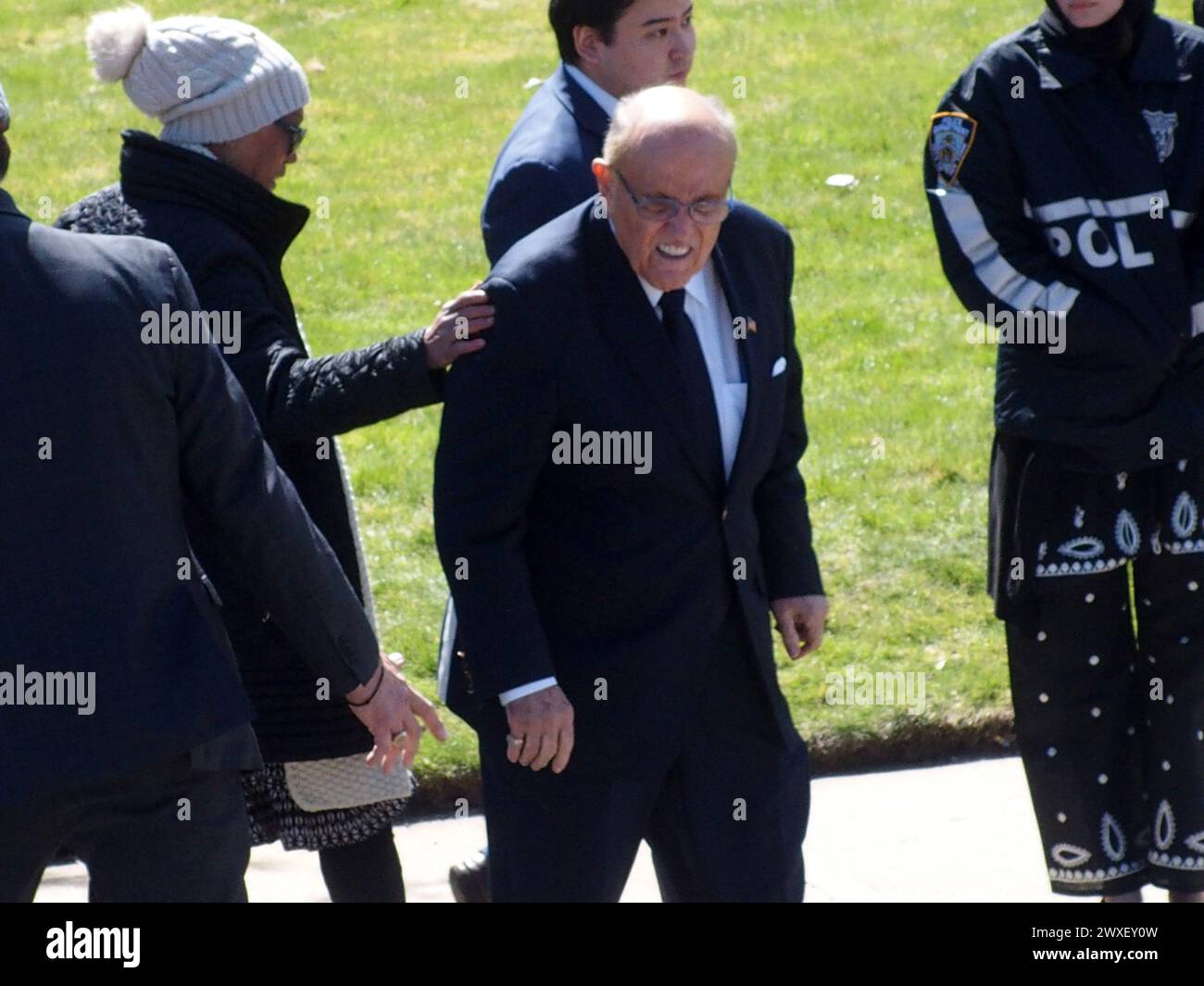 New York, New York, USA. 30th Mar, 2024. Former NYC Mayor Rudy Guiliani ...
