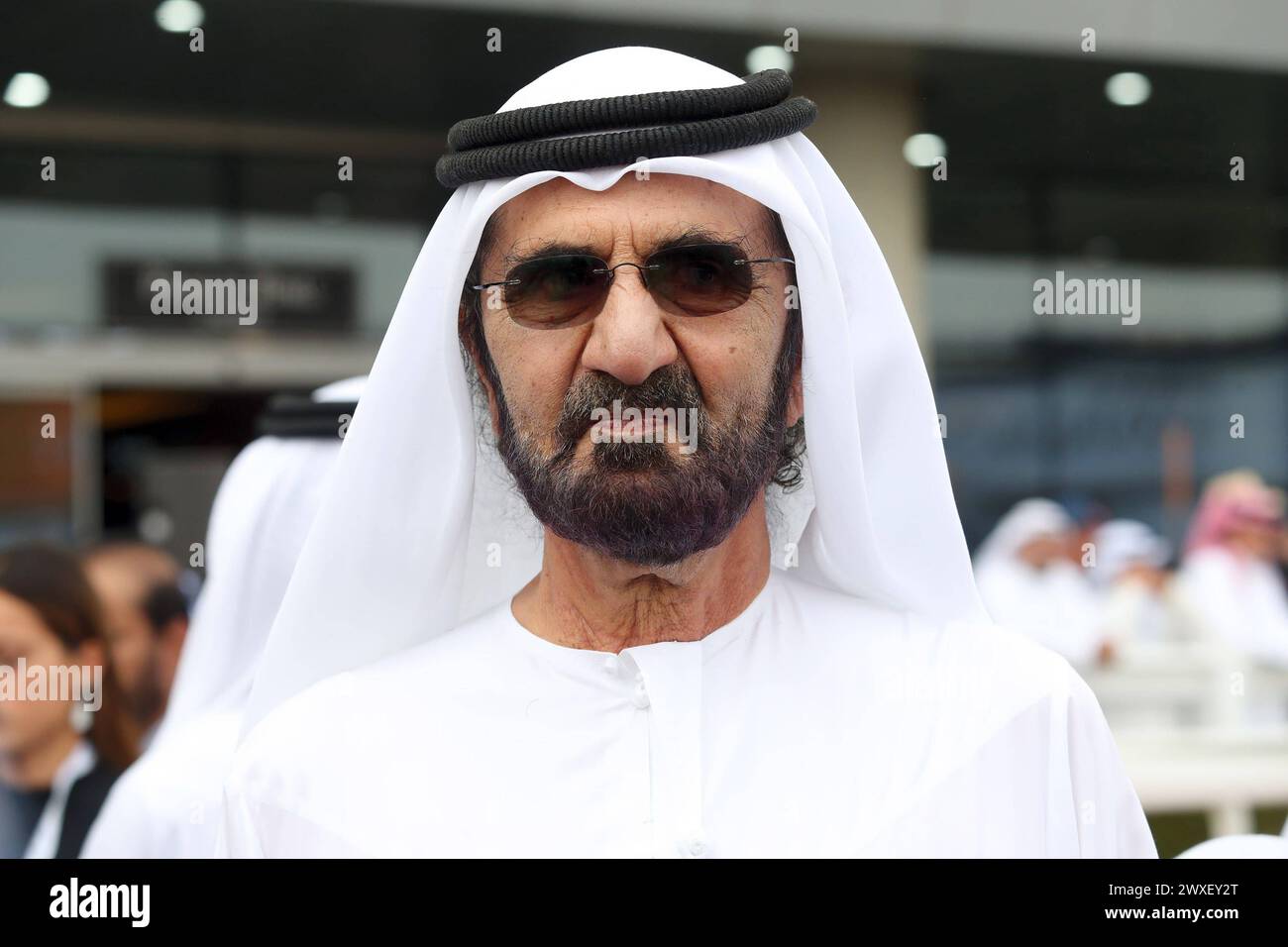 30.03.2024, Dubai, VAE - Portrait of Sheikh Mohammed bin Rashid al ...