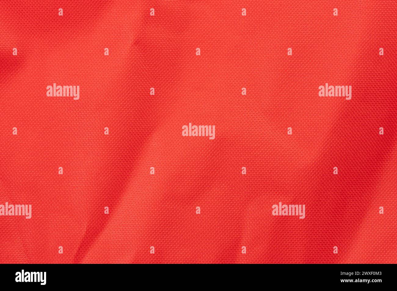 Orange color canvas fabric texture background macro close up view Stock ...