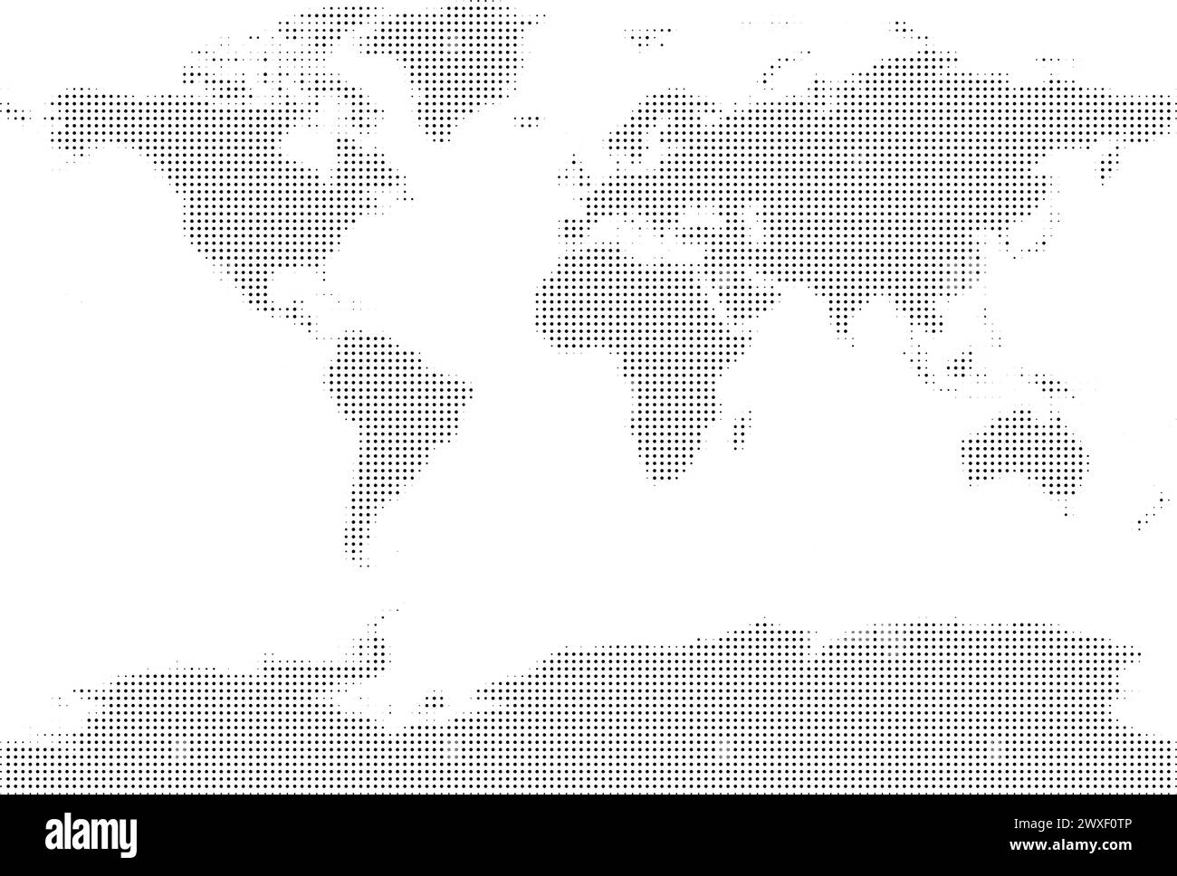 Halftone map hi-res stock photography and images - Alamy