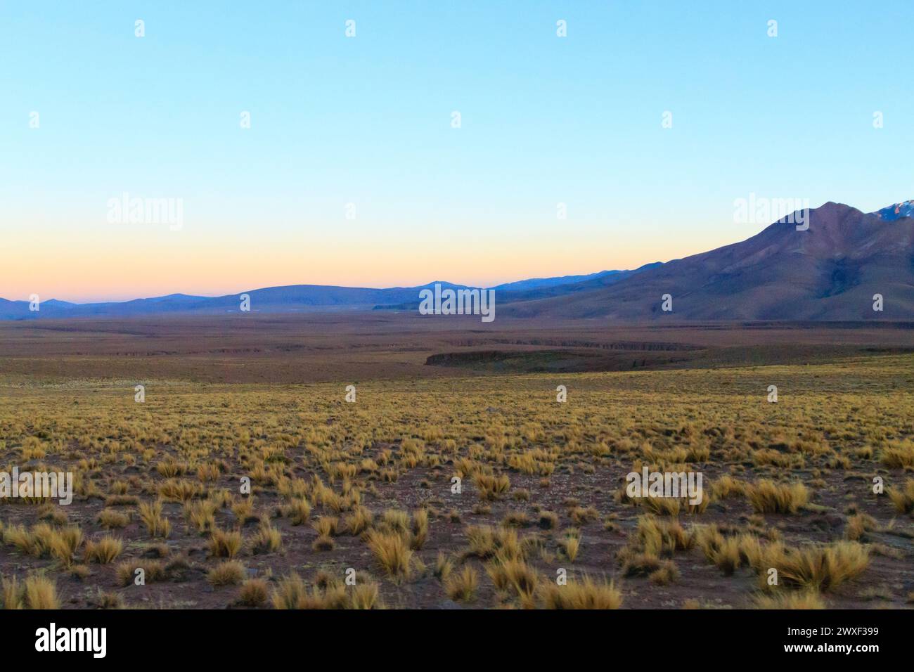 Bolivian mountains landscape,Bolivia.Andean plateau view Stock Photo ...