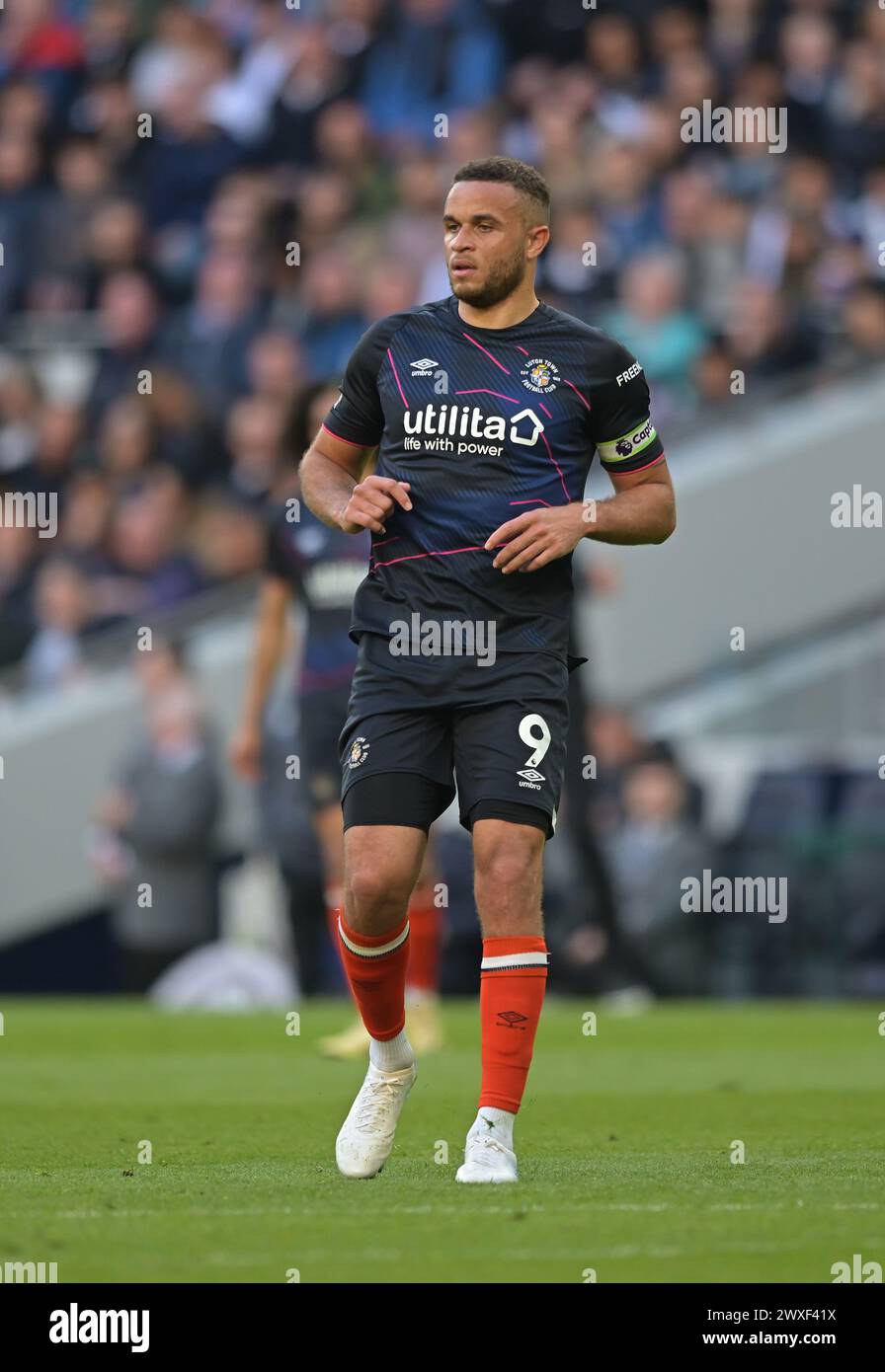 London, UK. 30th Mar, 2024. Carlton Morris of Luton Town during the ...