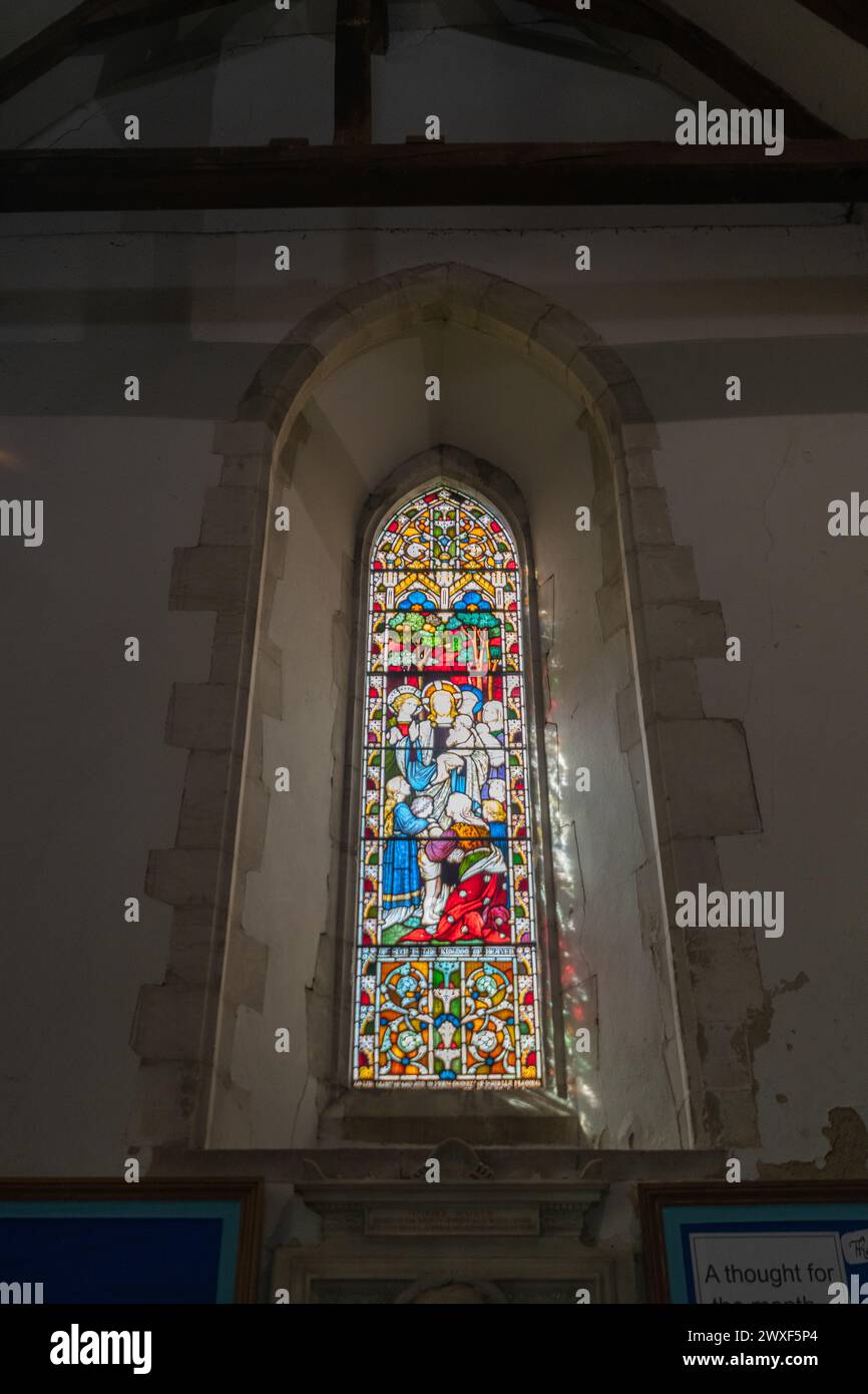 Inside the Holy Trinity Church, Cookham Stock Photo - Alamy