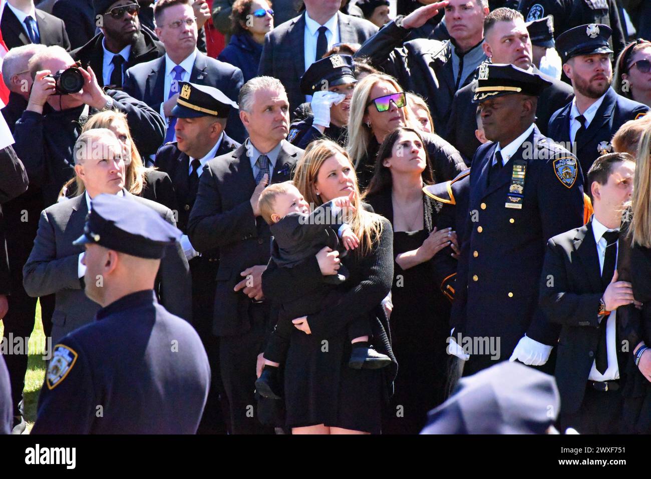March 30, 2024, %G: (NEW) The funeral for NYPD Officer Jonathan Diller ...