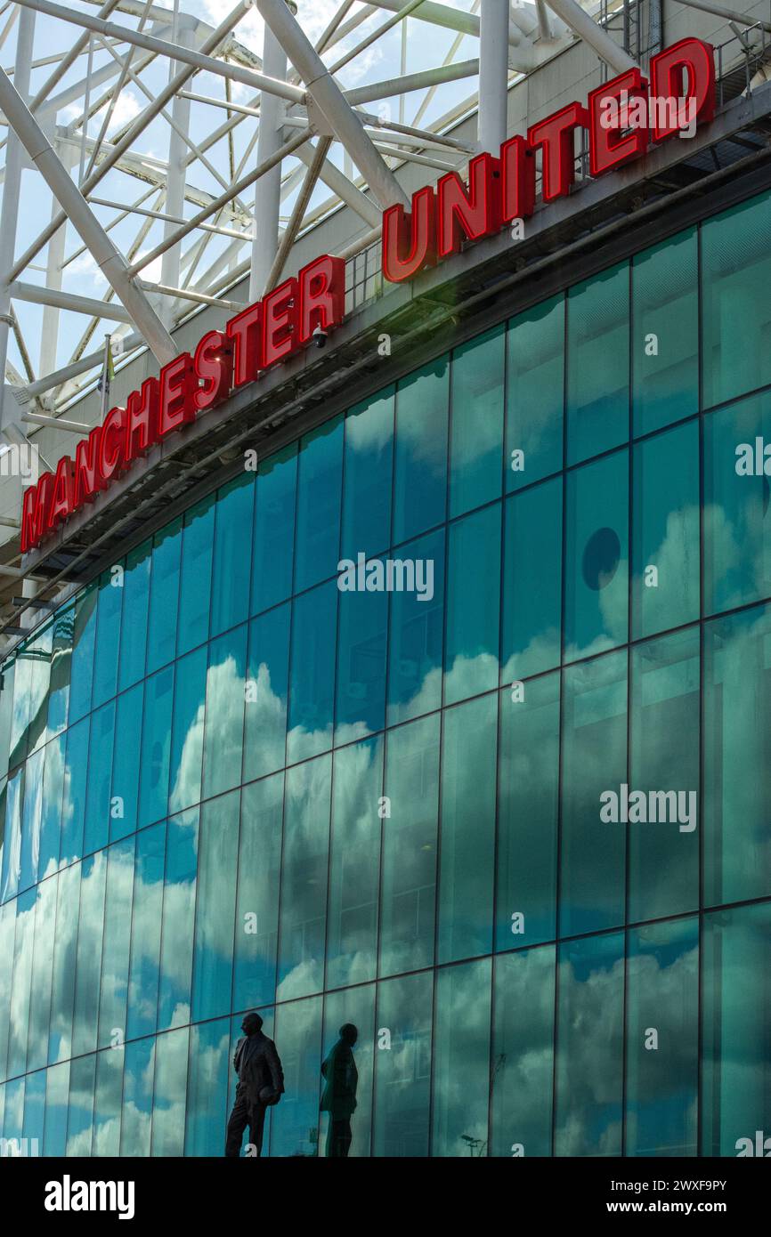 Old Trafford Football Ground, Manchester United Stock Photo - Alamy