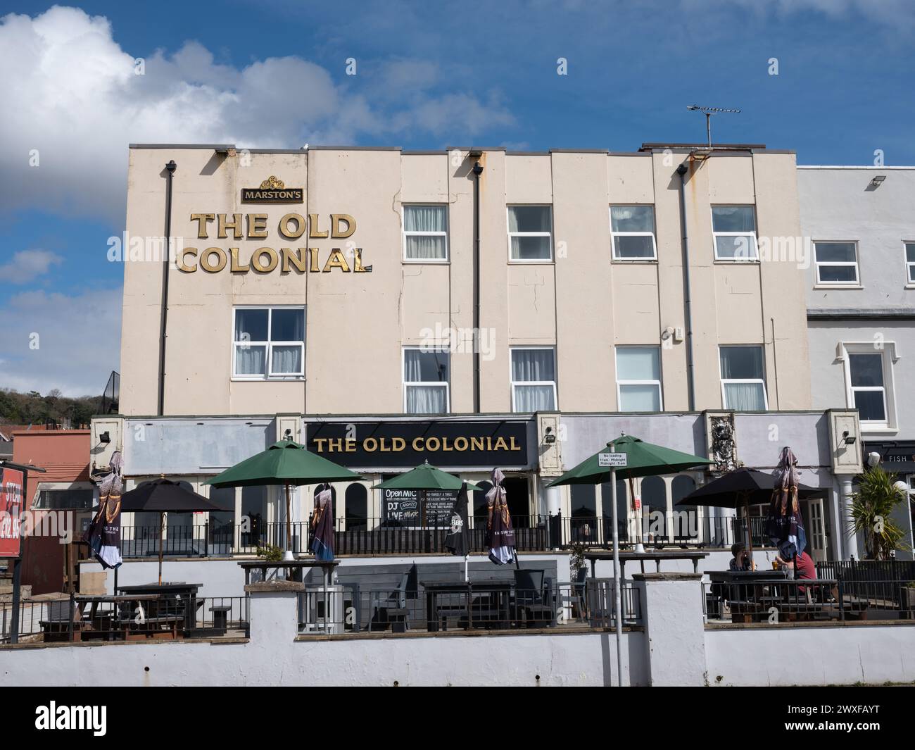 March 2024, Easter Saturday - Marston's The Old Colonial on the front ...