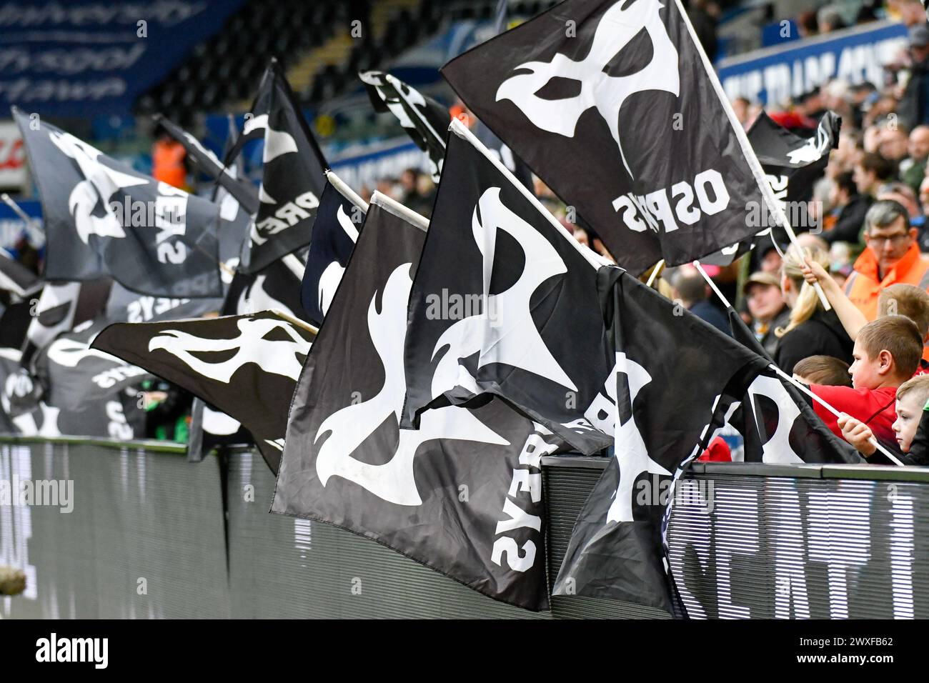 Ospreys rugby flags hi-res stock photography and images - Alamy