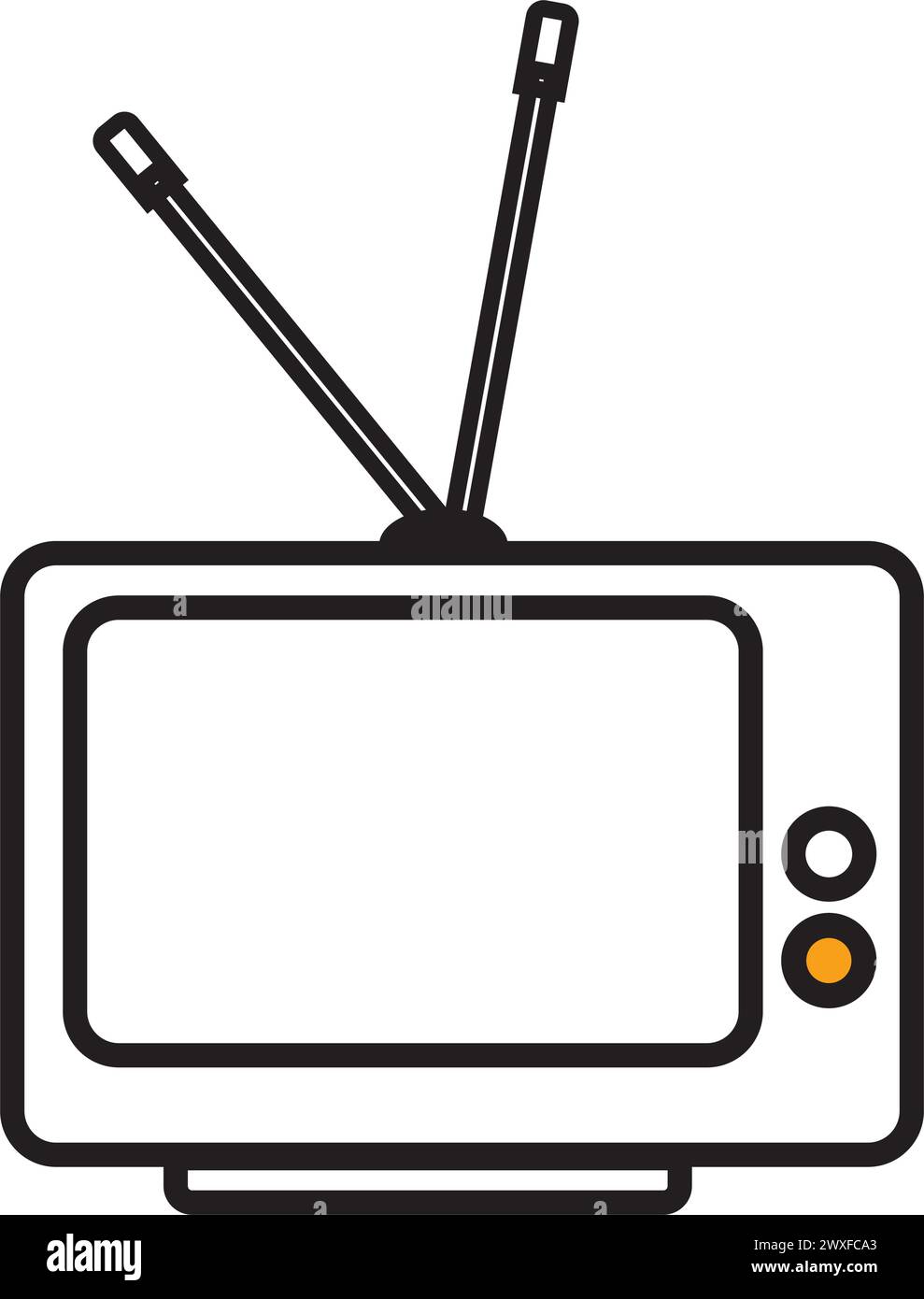 The Illustration of TV logo Stock Vector Image & Art - Alamy