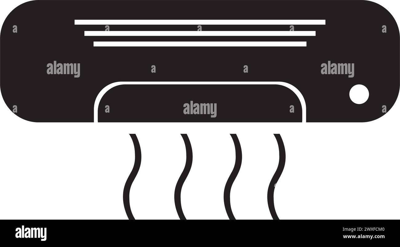 air conditioner icon vector illustration symbol design Stock Vector ...