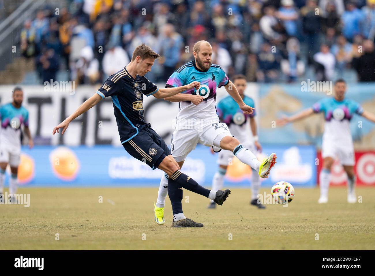 Chester, Pennsylvania, USA. 30th Mar, 2024. Philadelphia Union Defender ...