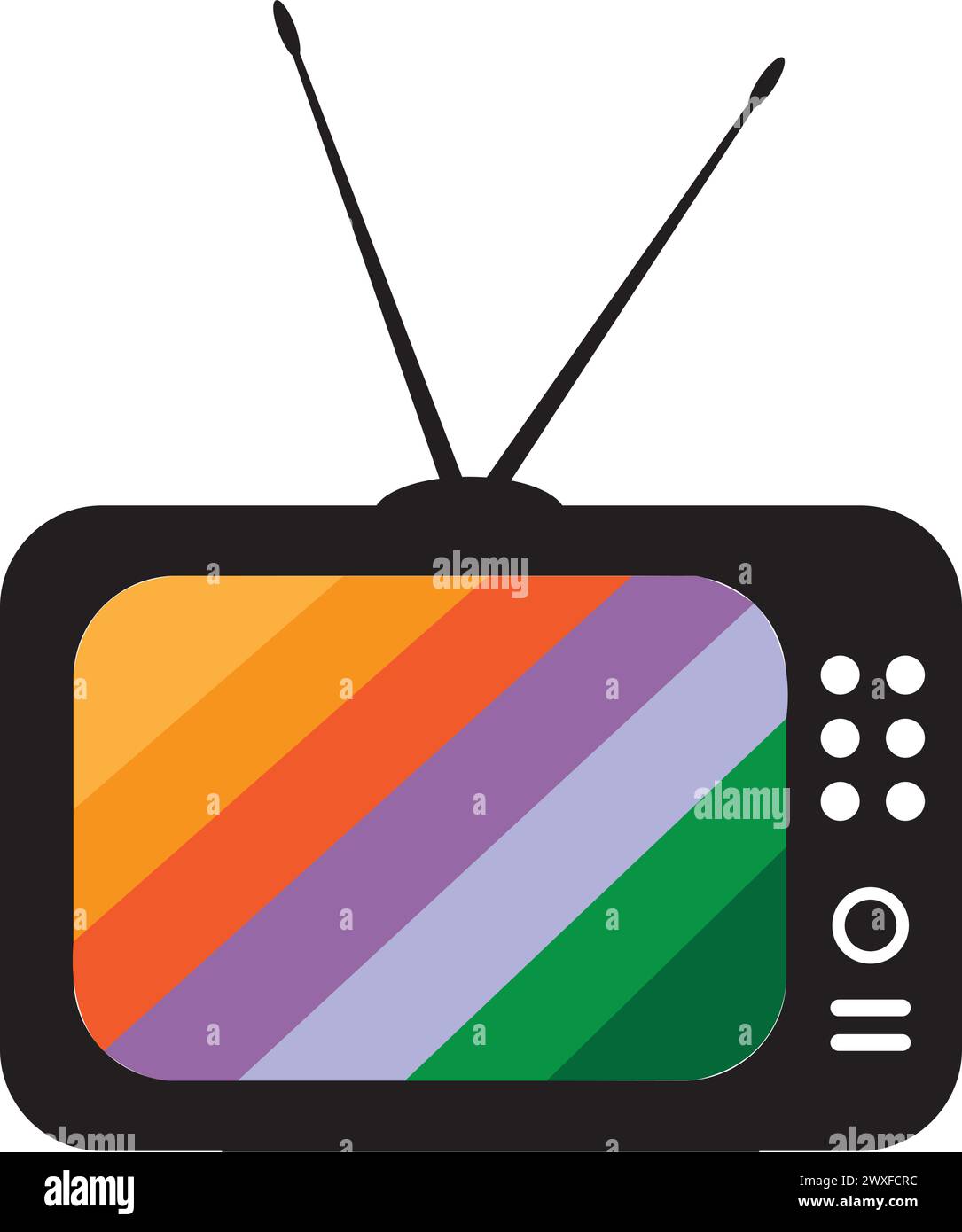 The Illustration of TV logo Stock Vector Image & Art - Alamy