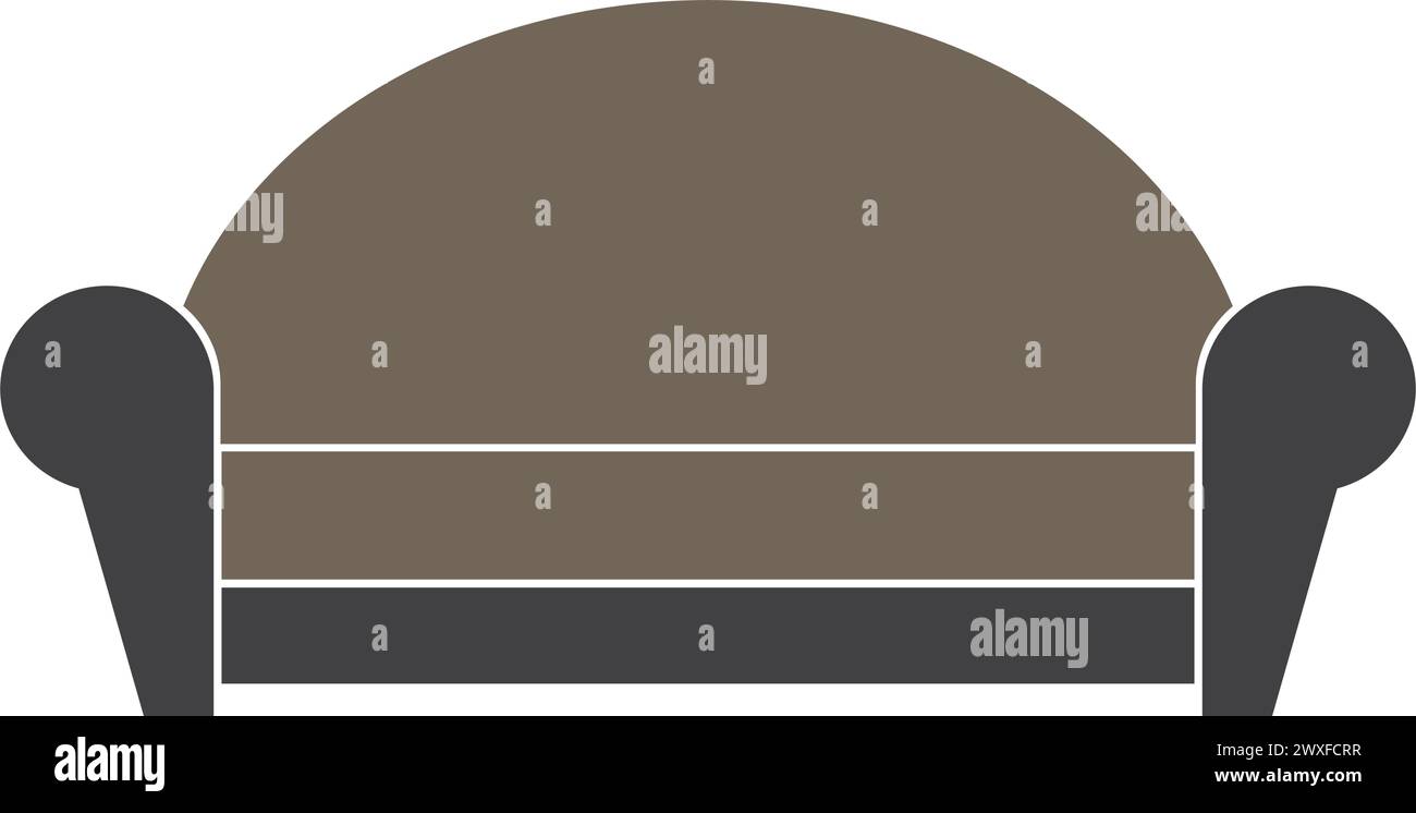 Sofa icon vector design hi-res stock photography and images - Alamy