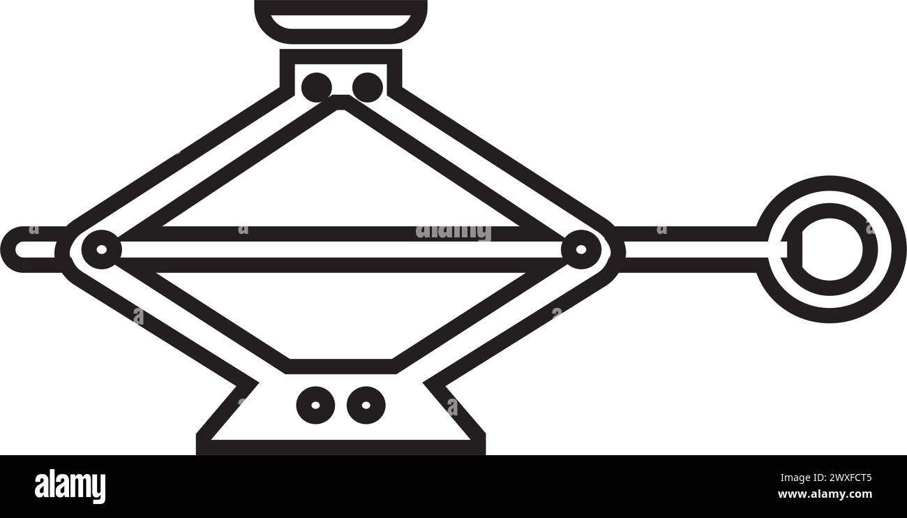 Hydraulic lifter Stock Vector Images - Alamy