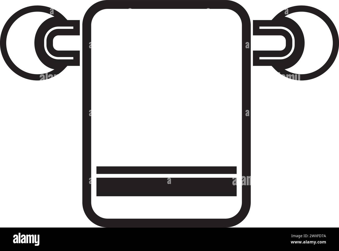 towel icon vector illustration logo design Stock Vector Image & Art - Alamy