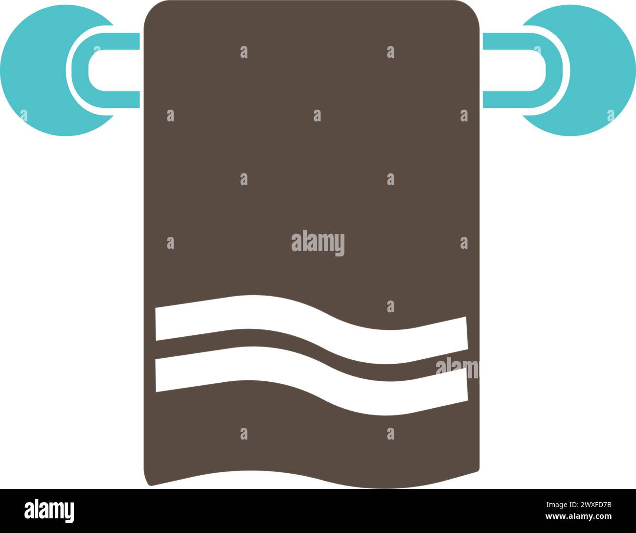 towel icon vector illustration logo design Stock Vector Image & Art - Alamy