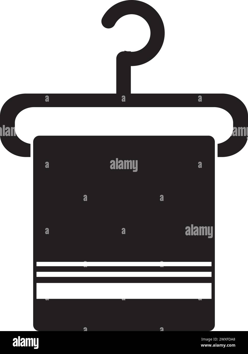 Black hotel sign hanging Stock Vector Images - Alamy