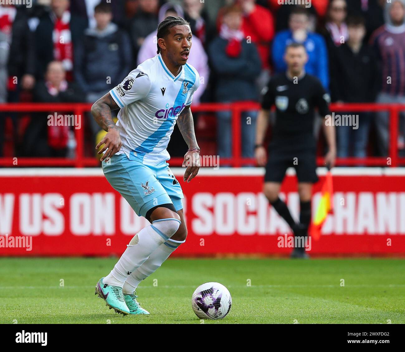 Chris Richards of Crystal Palace in action during the Premier League ...