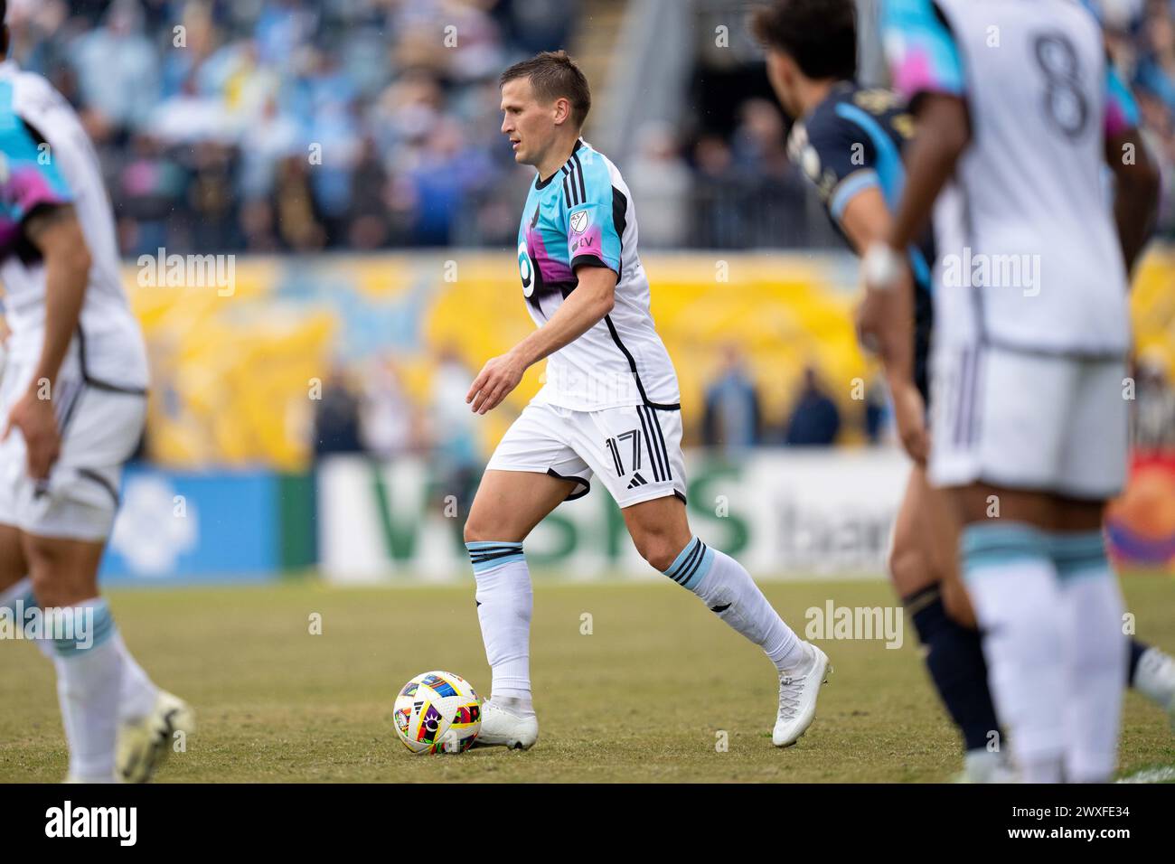 Chester, Pennsylvania, USA. 30th Mar, 2024. Minnesota United FC ...