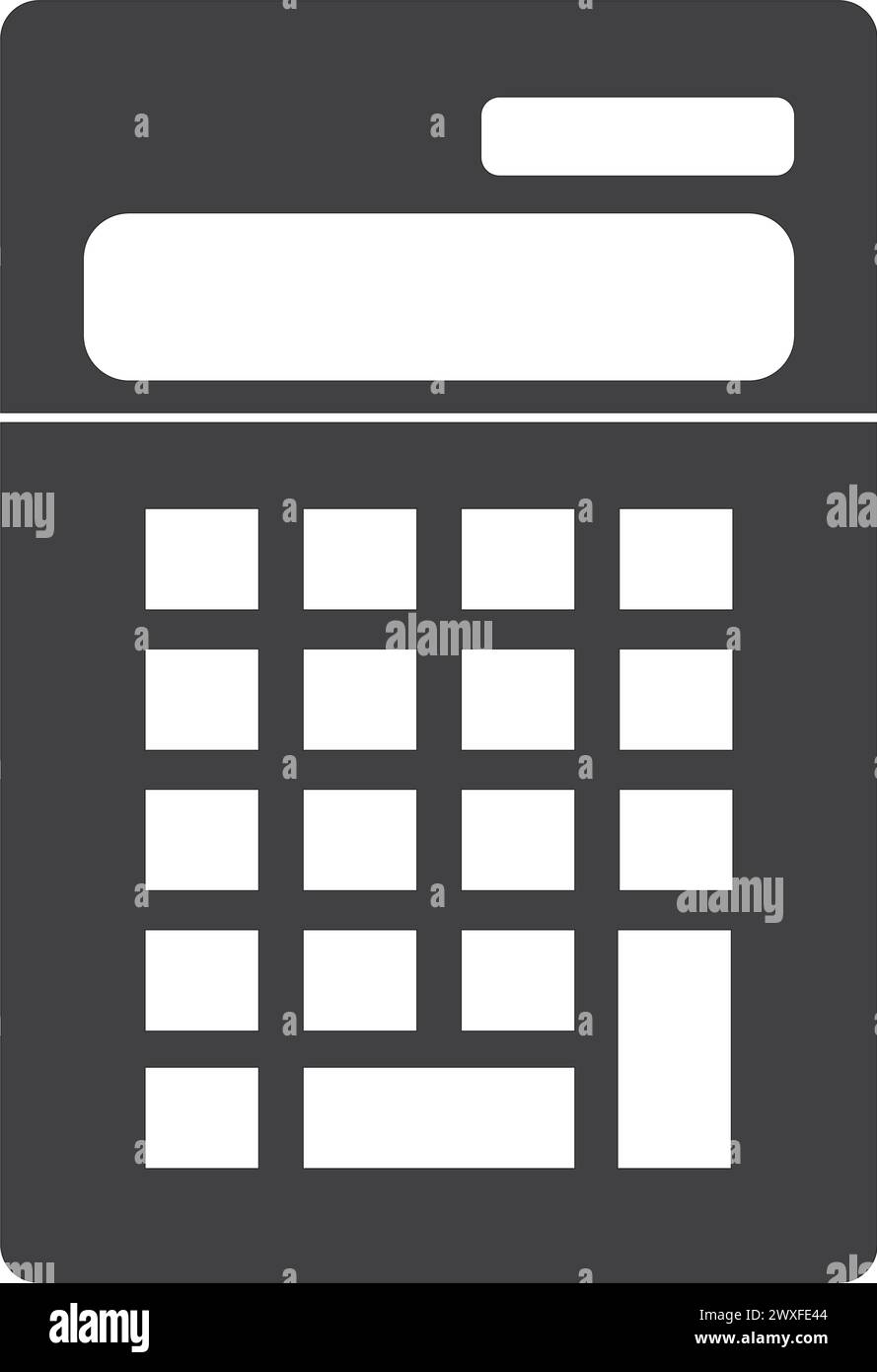 Calculator icon vector illustration simple design Stock Vector Image ...