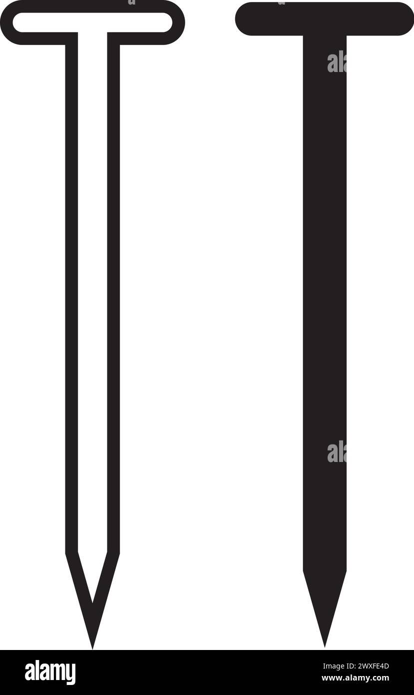 Nail icon.vector illustration symbol design Stock Vector Image & Art ...