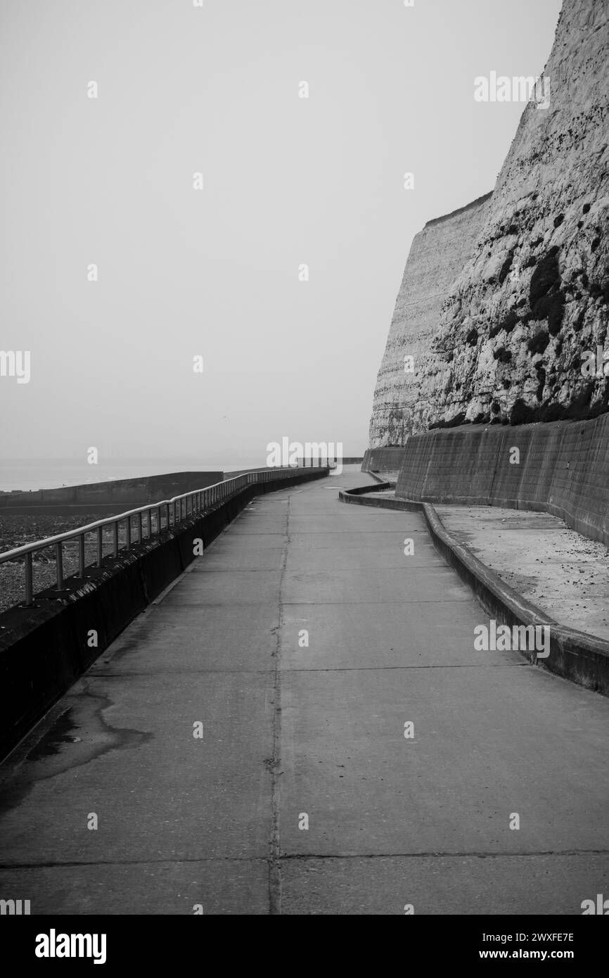 Undercliff Walk at Rottingdean Stock Photo - Alamy