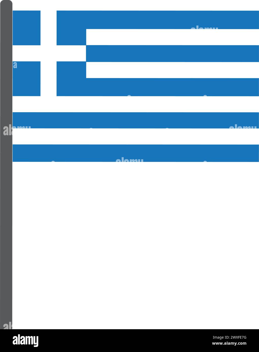 greek flag icon vector logo design Stock Vector Image & Art - Alamy