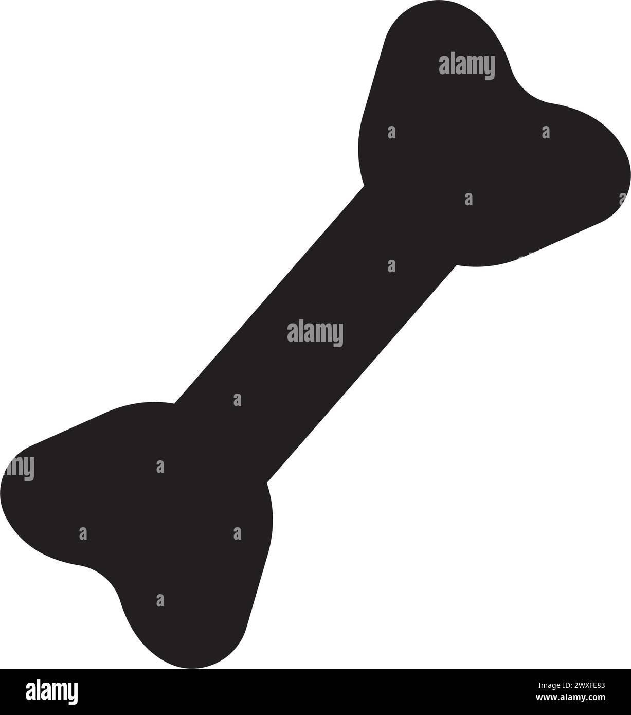 bone icon. vector illustration simple design Stock Vector Image & Art ...