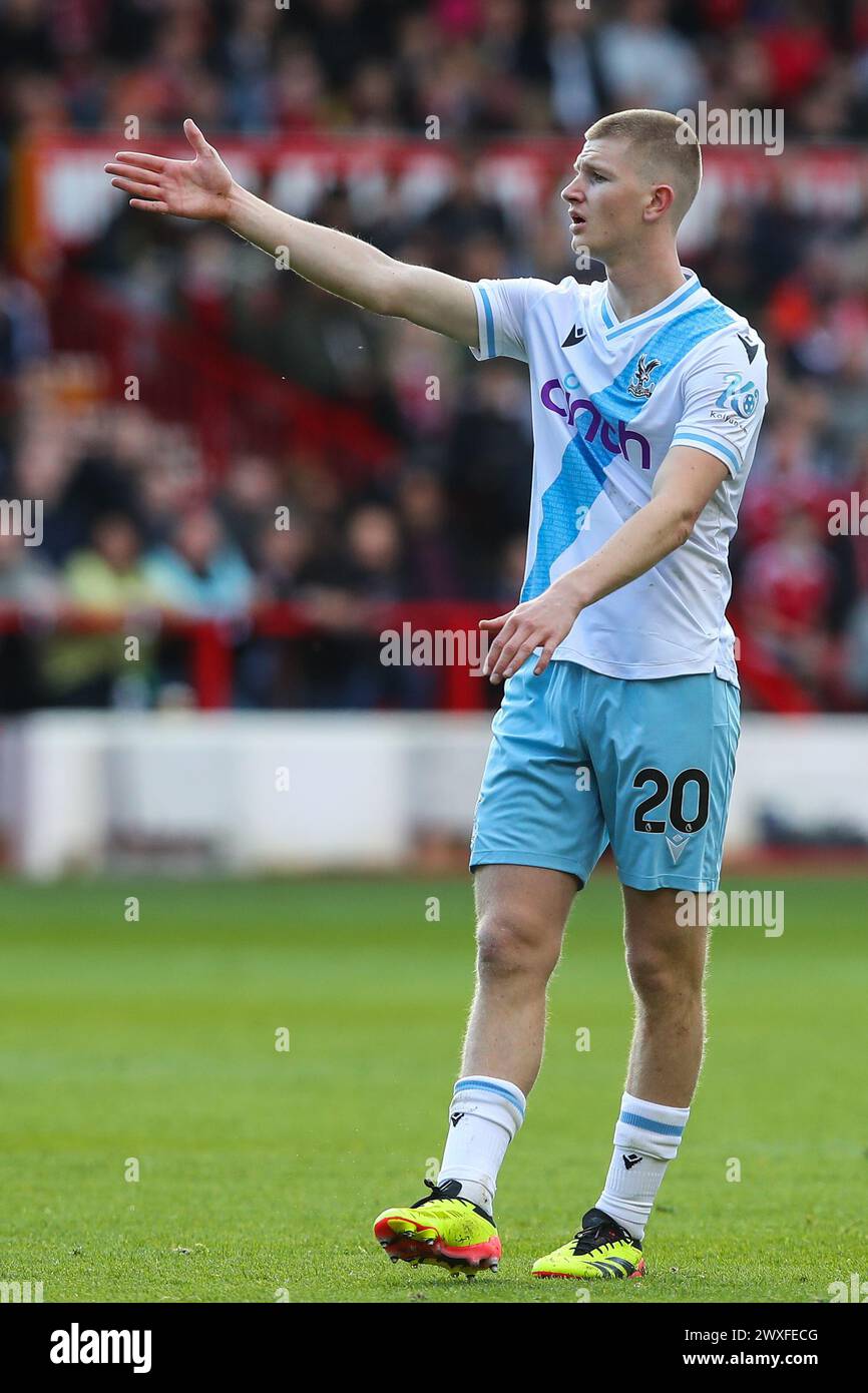 Nottingham, UK. 30th Mar, 2024. Adam Wharton of Crystal Palace during ...