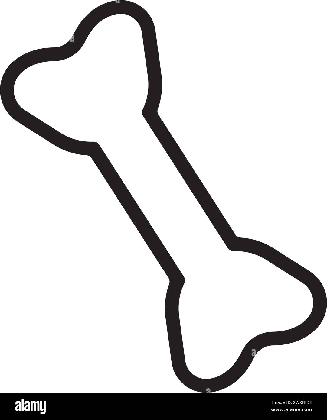 bone icon. vector illustration simple design Stock Vector Image & Art ...