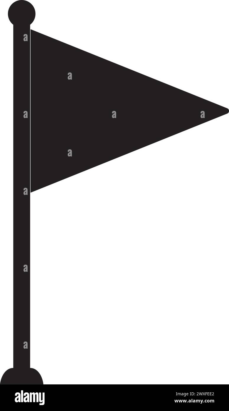 red flag icon vector illustration simple design Stock Vector Image ...