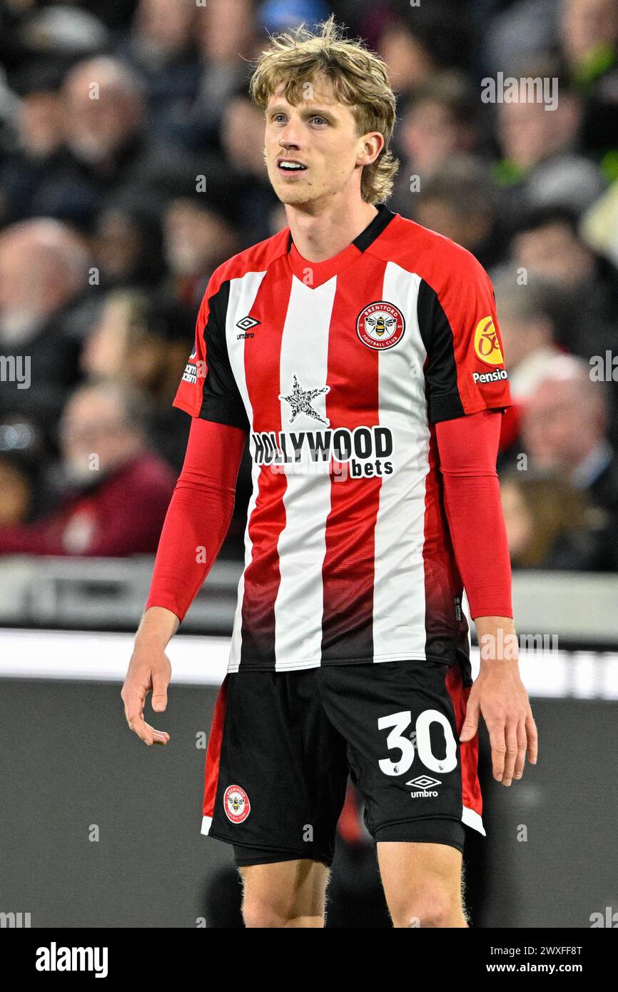 Mads Roerslev of Brentford during the Premier League match Brentford vs ...