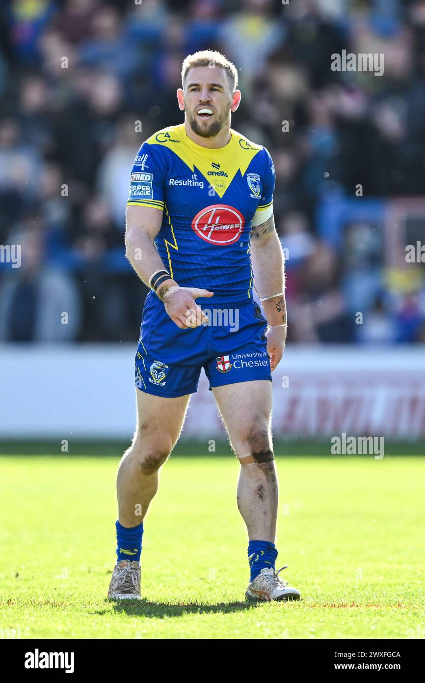 Matt Dufty of Warrington Wolves during the Betfred Super League match ...