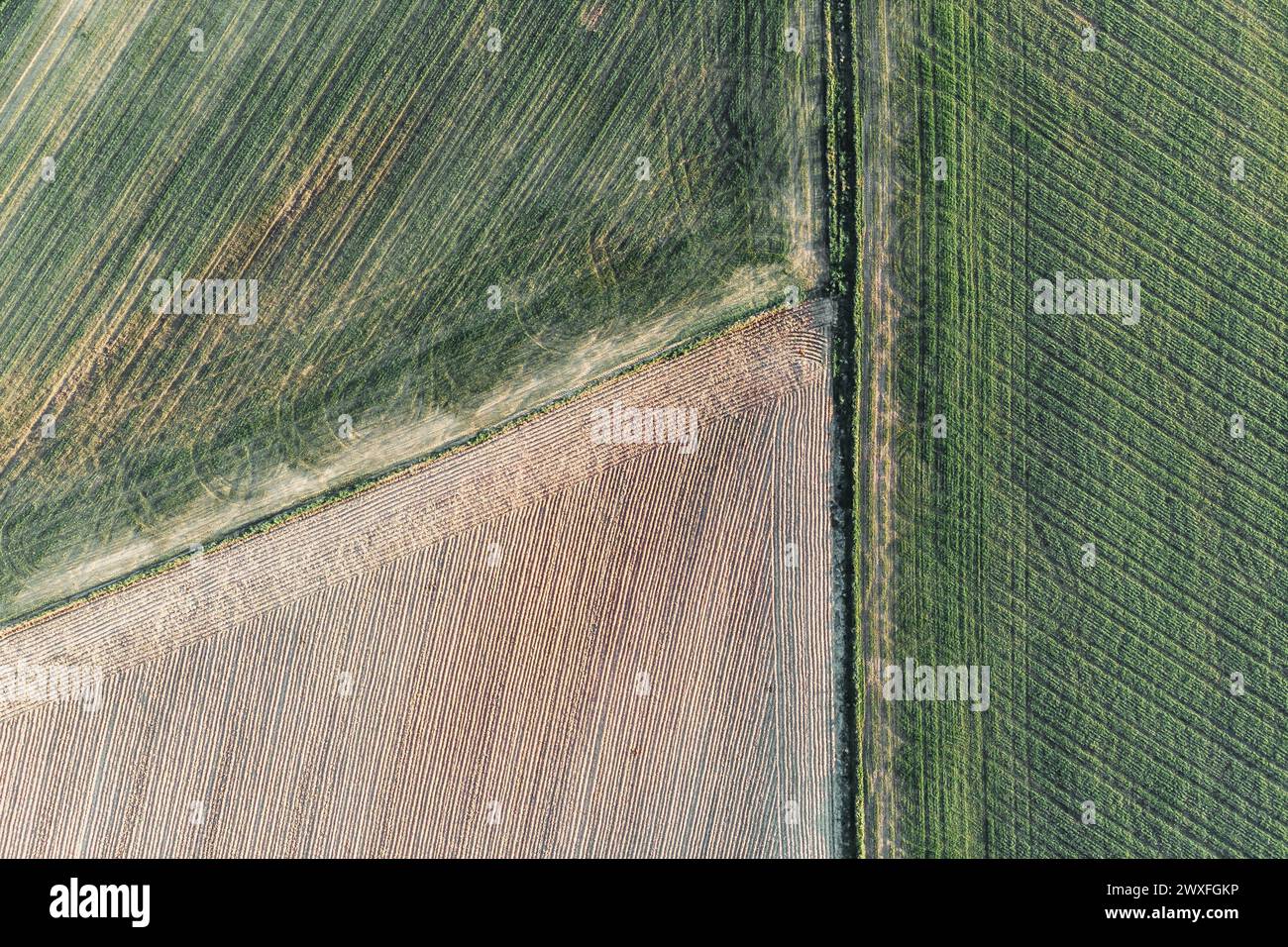 Strip farming aerial hi-res stock photography and images - Alamy