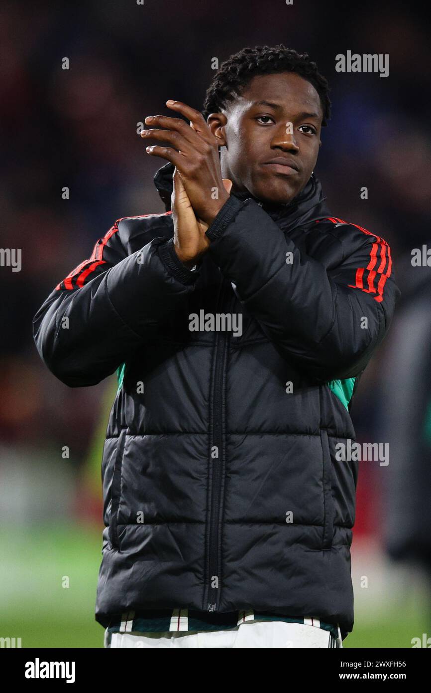 Kobbie mainoo manchester united 2024 hi-res stock photography and ...