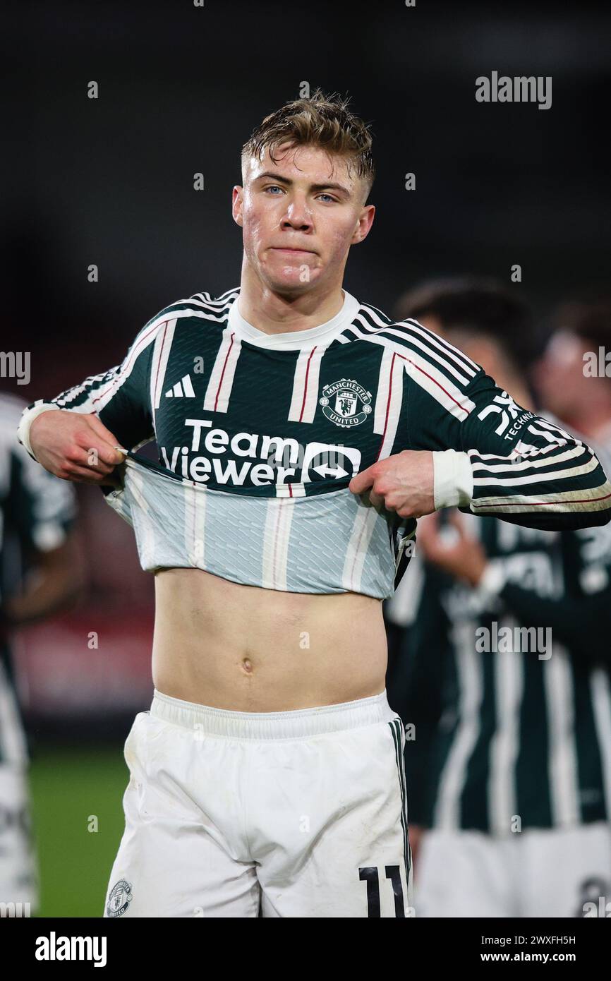 Hojlund manchester united 2023 hi-res stock photography and images - Alamy