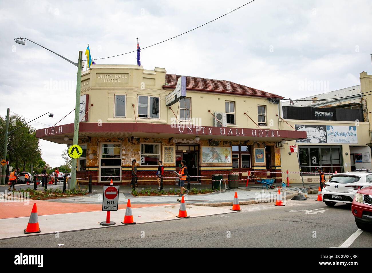 Unity Hall Hotel, Public house and bar in Darling street Balmain,Sydney ...