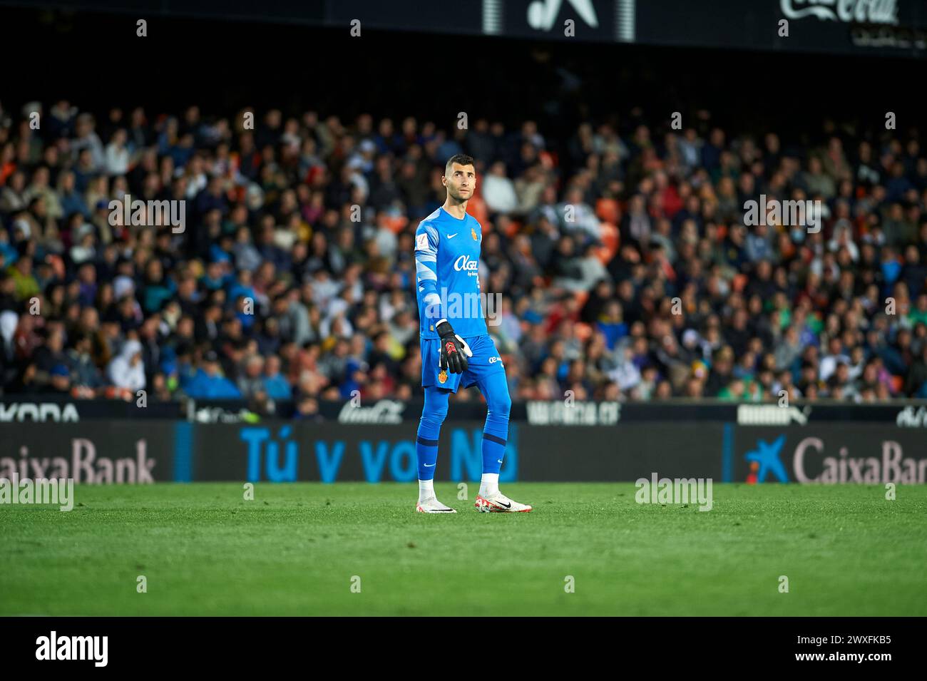 Dominik Greif of RCD Mallorca in action during the La Liga EA Sport ...