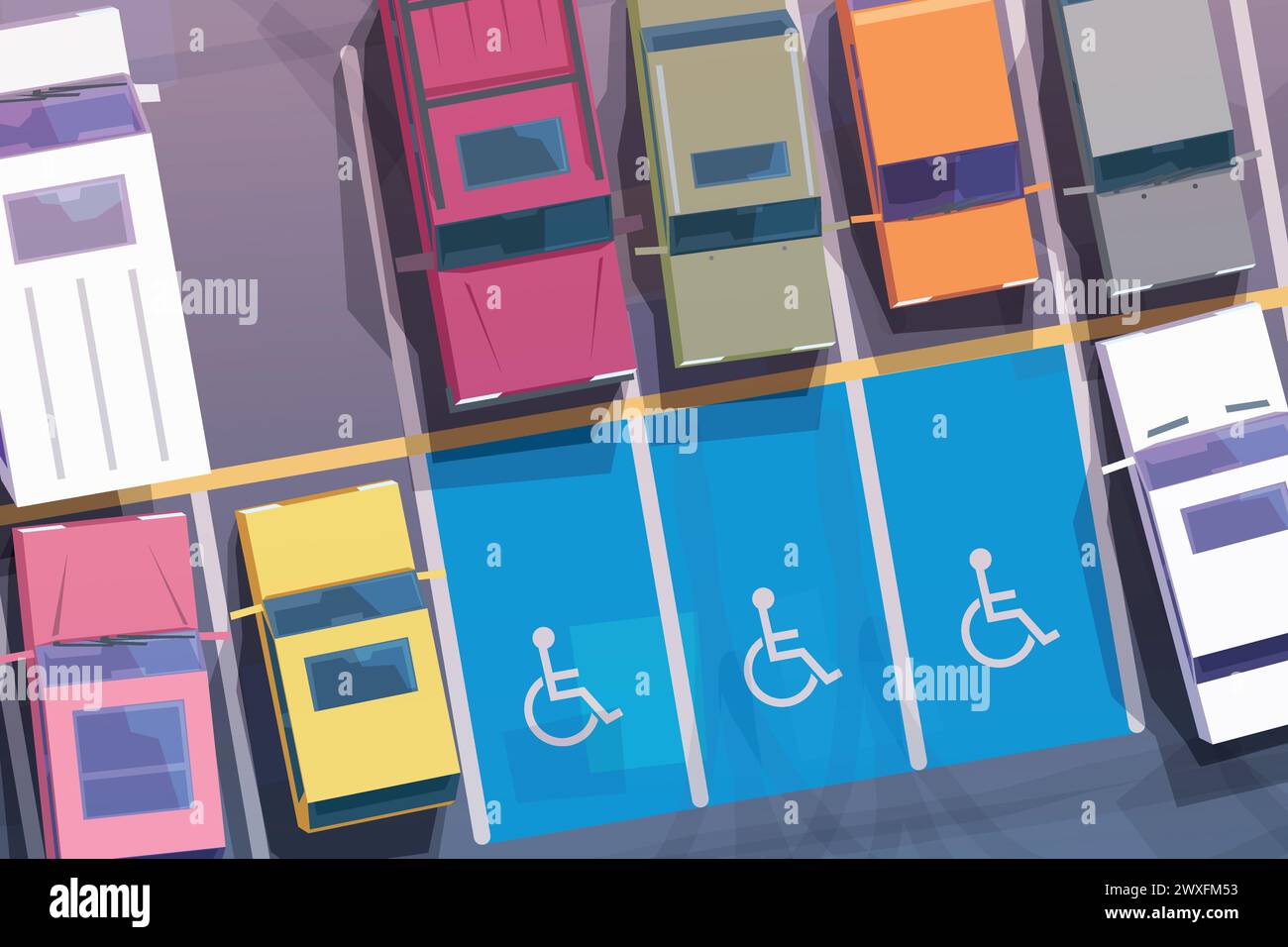 Disabled persons marks hi-res stock photography and images - Alamy