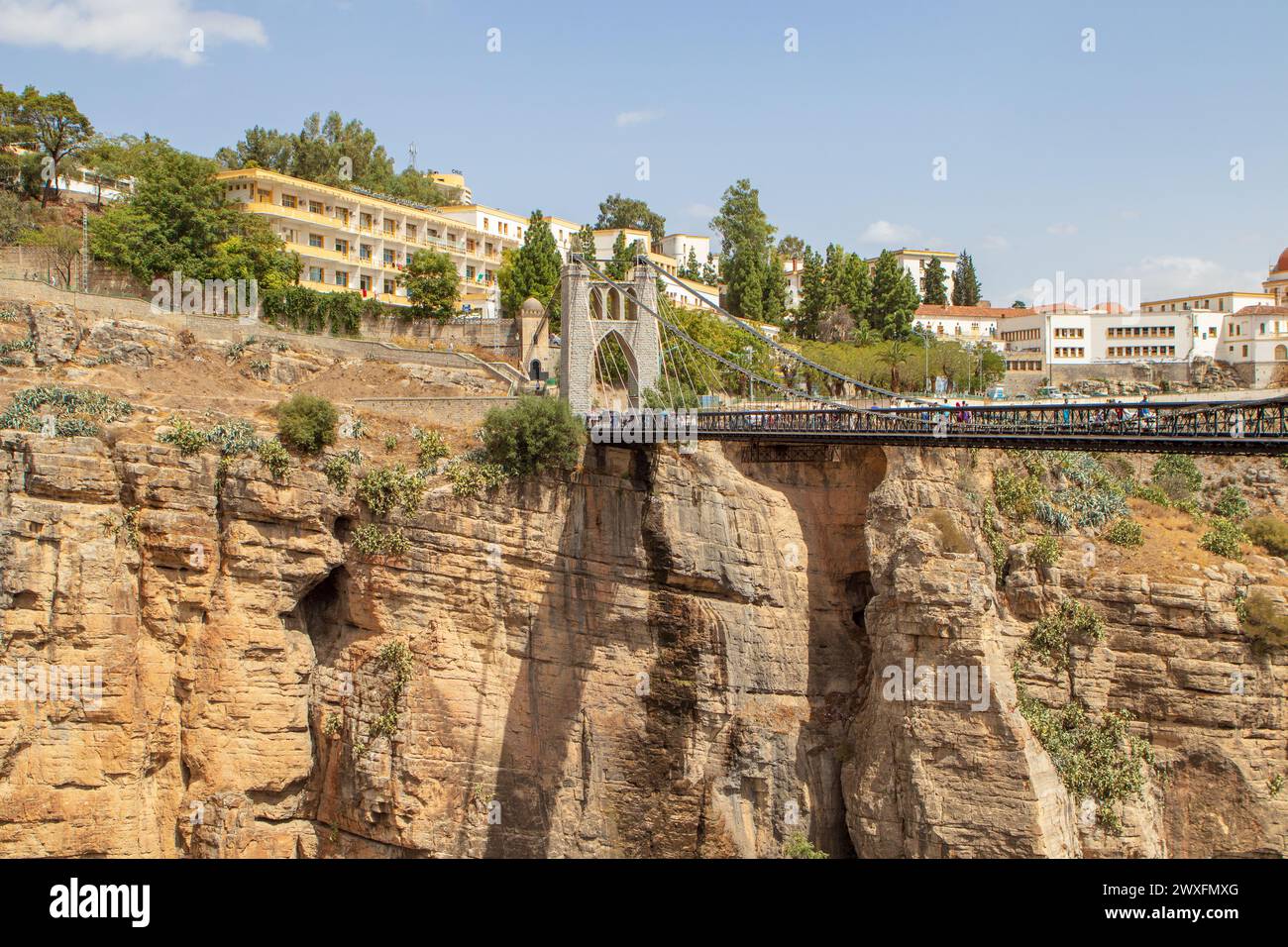 Constantine city historic center bridges and historical monuments ...