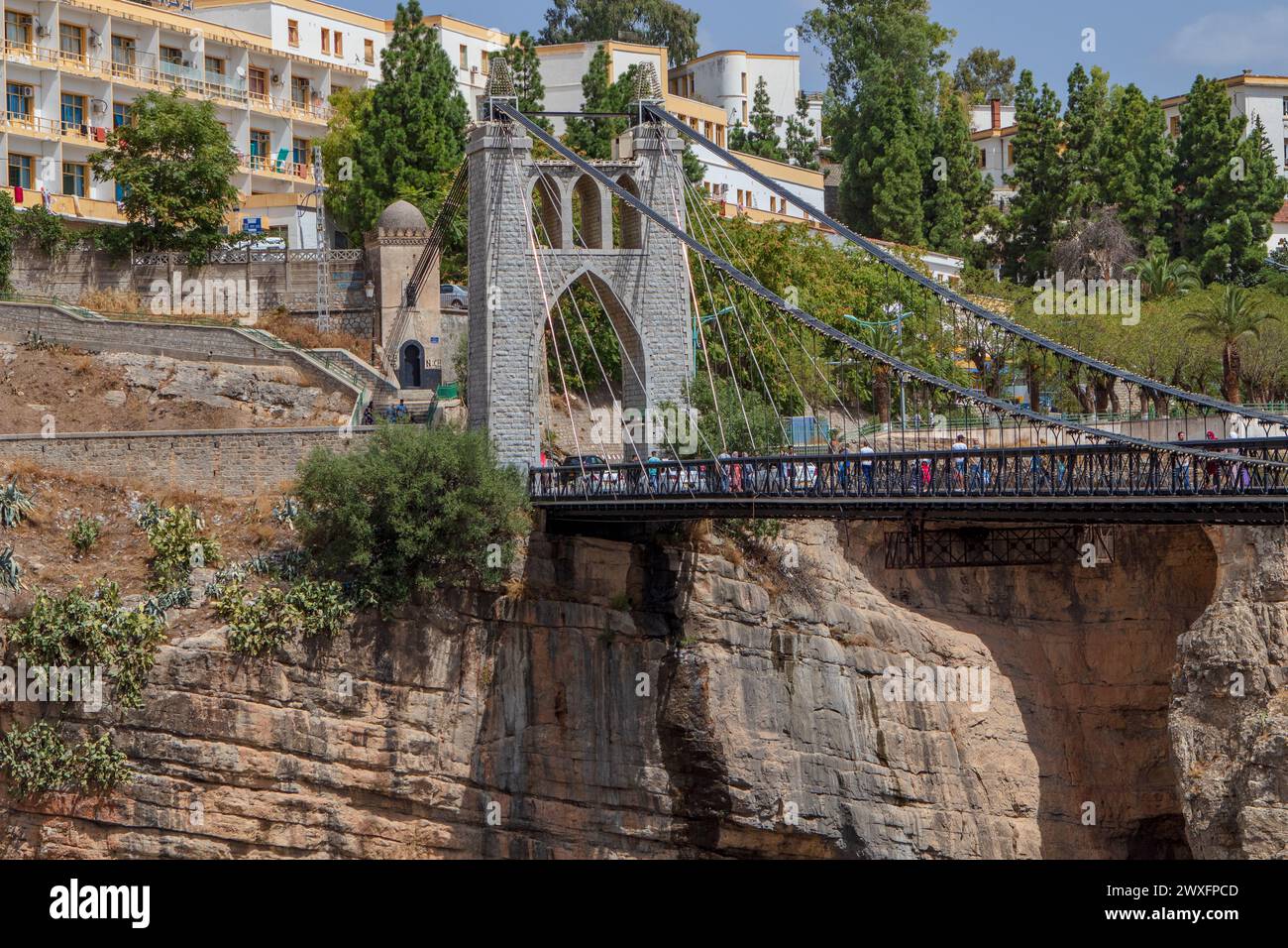 Constantine city historic center bridges and historical monuments ...