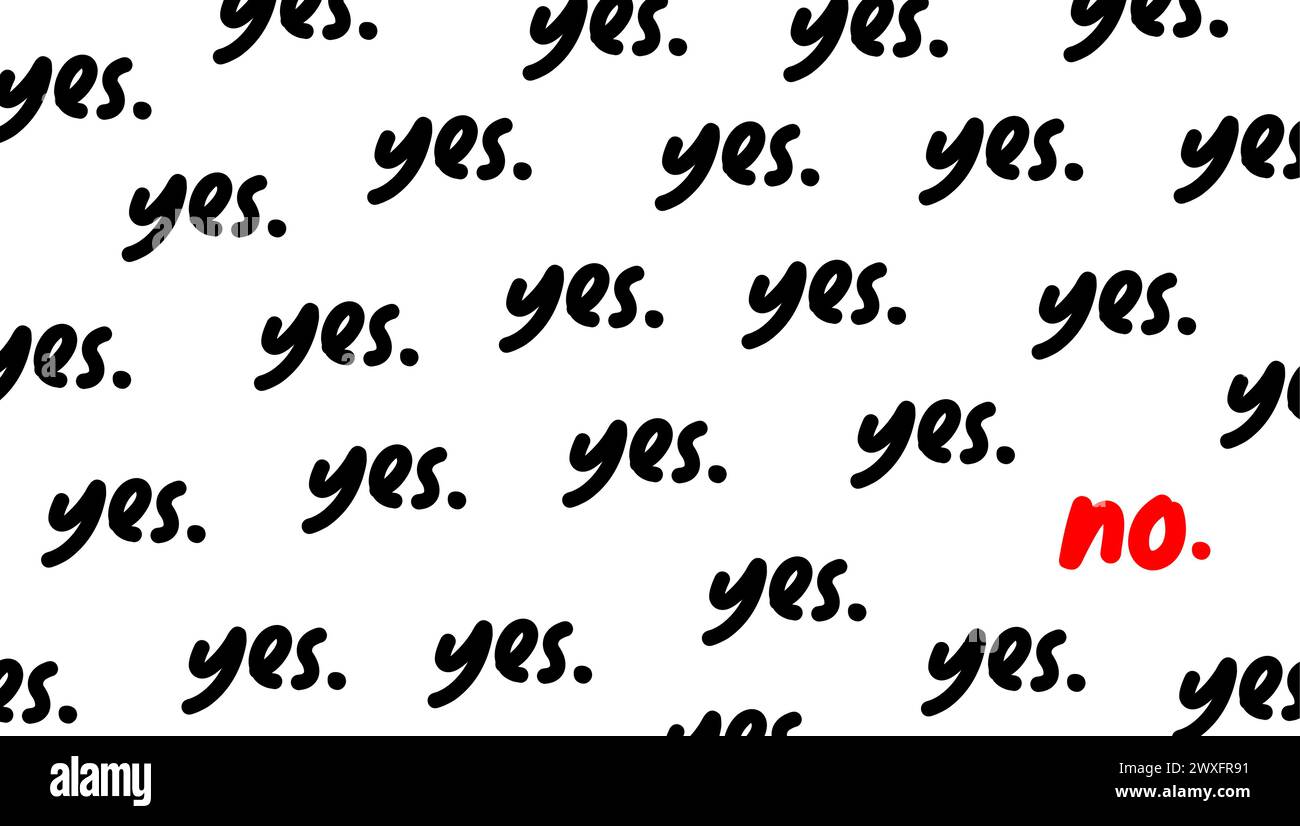 Yes no button on Stock Vector Images - Alamy