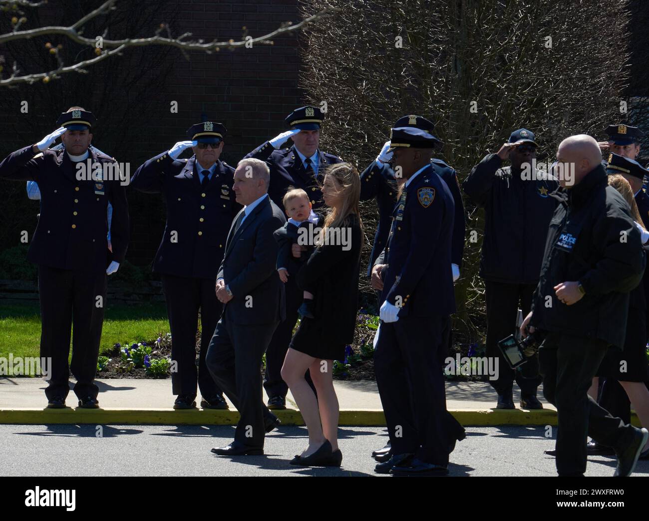 New York, New York, USA. 30th Mar, 2024. Stephanie Diller, wife of ...